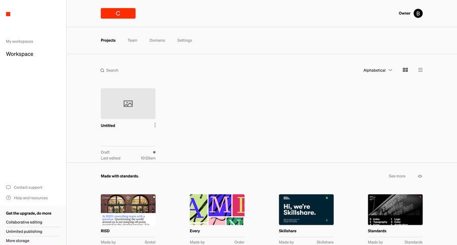 Standards page examples | Nicelydone