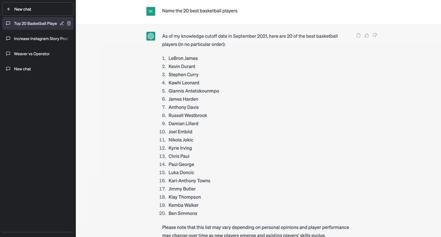 OpenAI page examples | Nicelydone