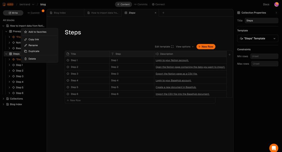 Basehub page examples | Nicelydone