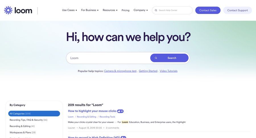 Loom UI screen examples | Nicelydone