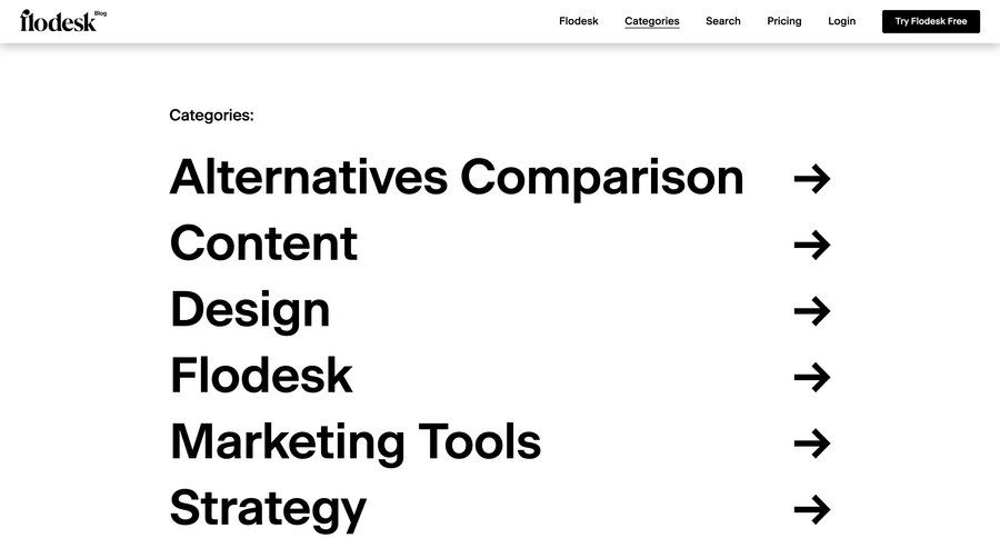 Flodesk UI screen examples | Nicelydone