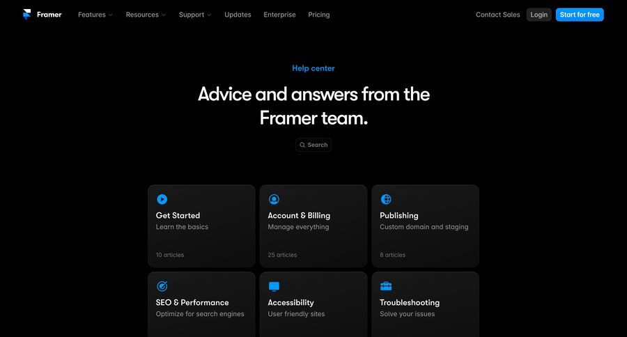 Framer UI screen examples | Nicelydone