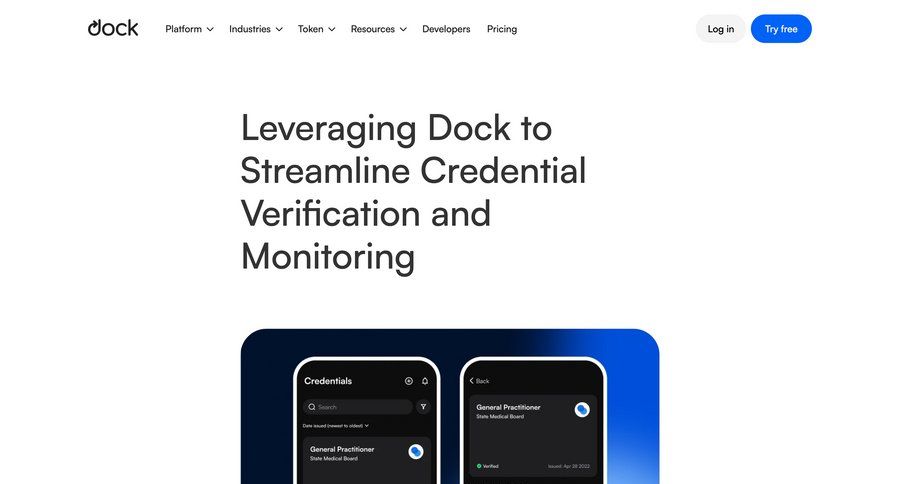Dock page examples | Nicelydone