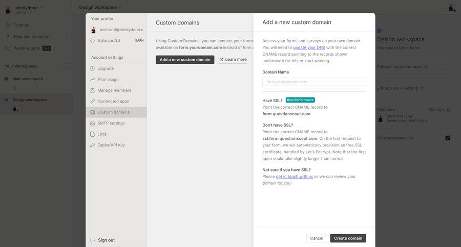 Account settings page design examples from Saas web applications | Nicelydone