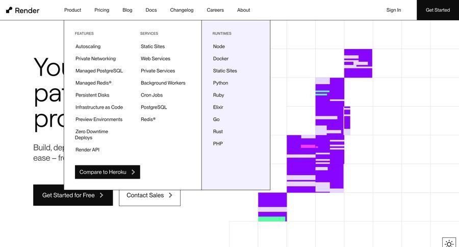 Render UI screen examples | Nicelydone