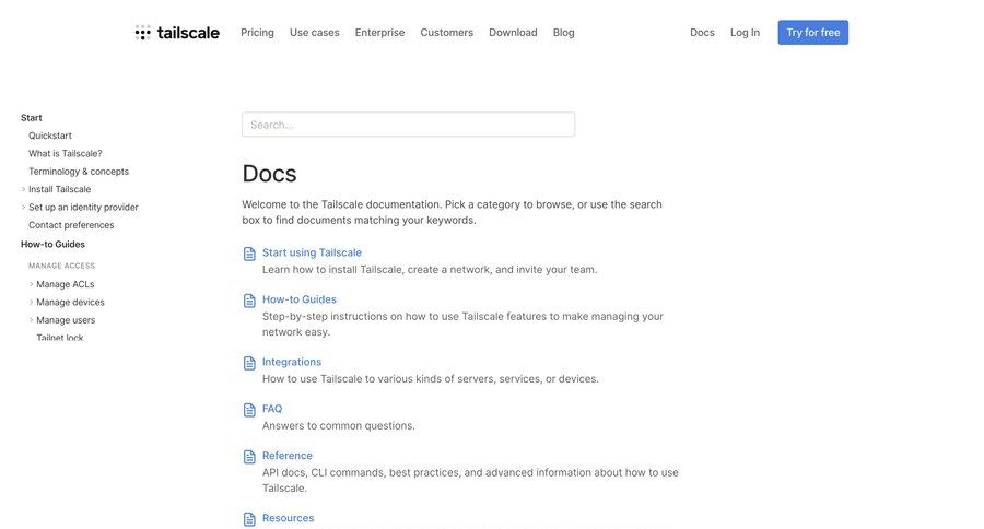 Tailscale UI screen examples | Nicelydone