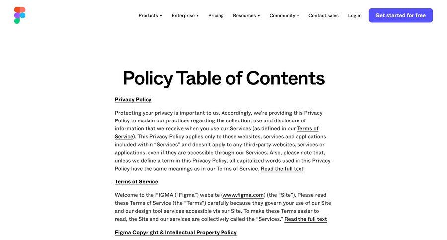 Figma page examples | Nicelydone