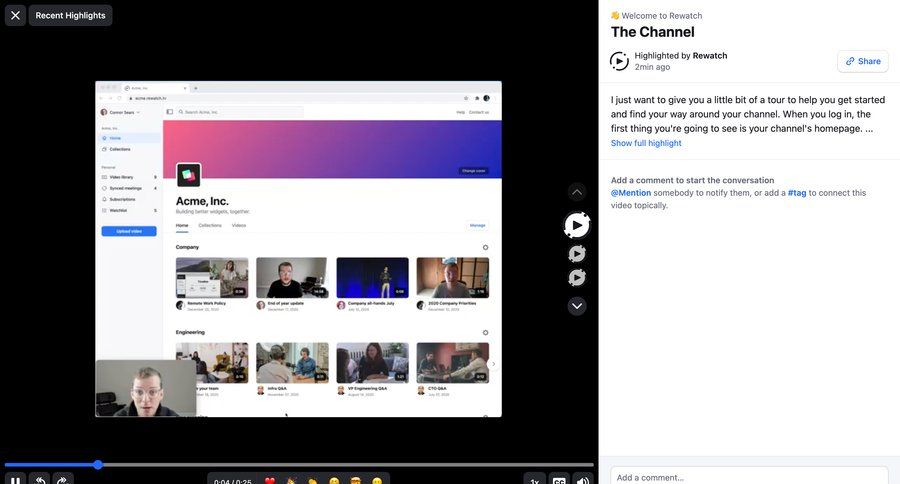 Rewatch page examples | Nicelydone