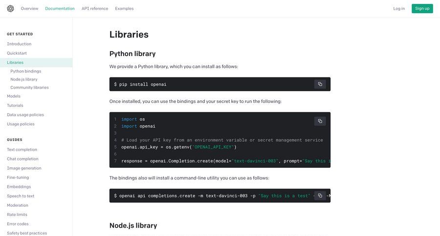 OpenAI UI screen examples | Nicelydone