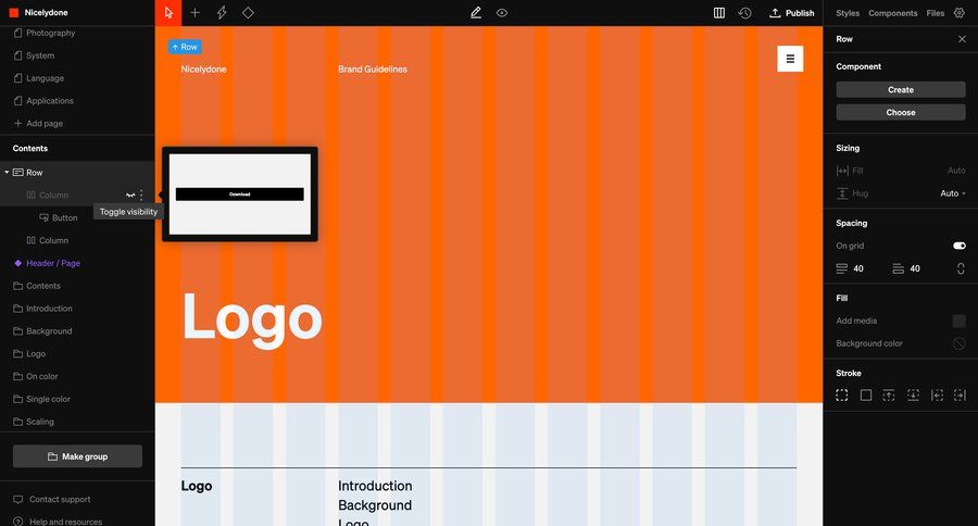 Standards page examples | Nicelydone