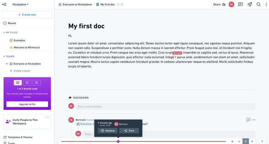 History page design examples from Saas web applications | Nicelydone