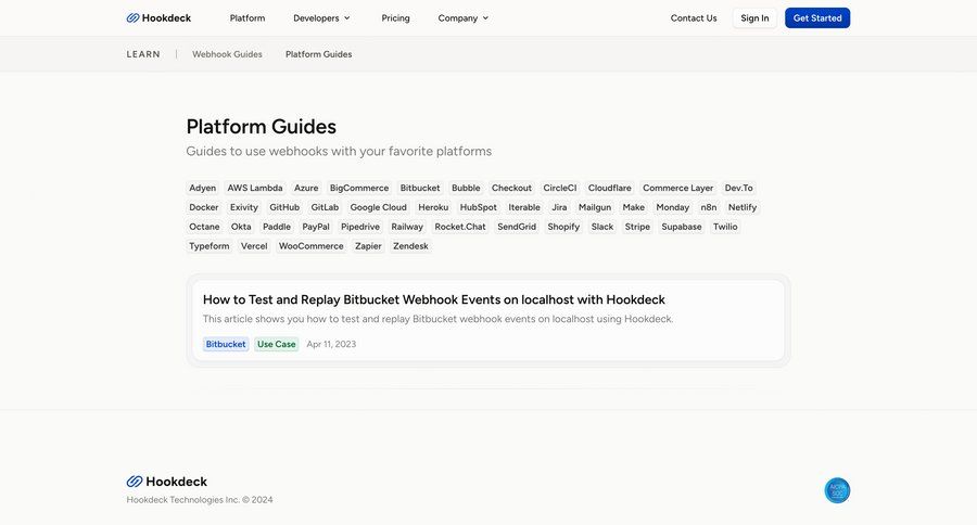 Hookdeck UI screen examples | Nicelydone