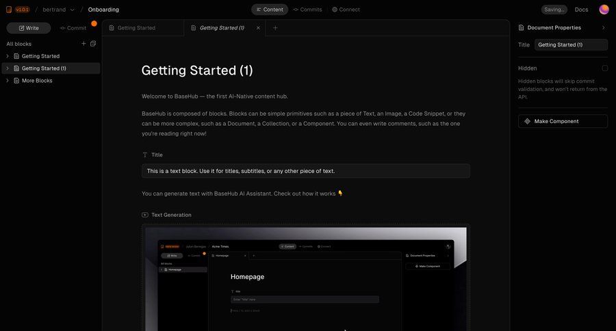 Basehub Page Examples Nicelydone 