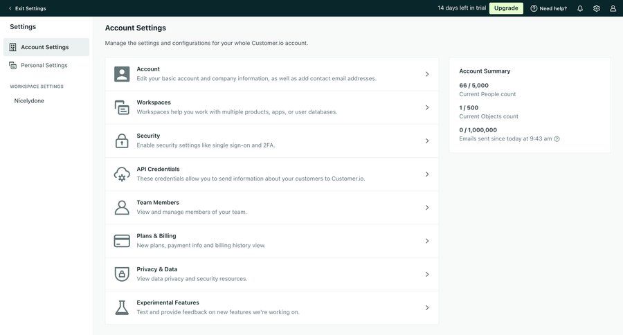 Settings page design examples from Saas web applications | Nicelydone