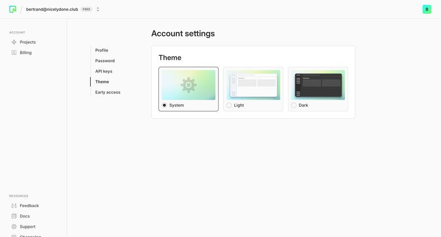 Settings page design examples from Saas web applications | Nicelydone