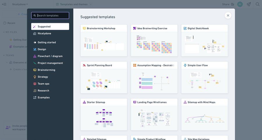 Whimsical UI screen examples | Nicelydone