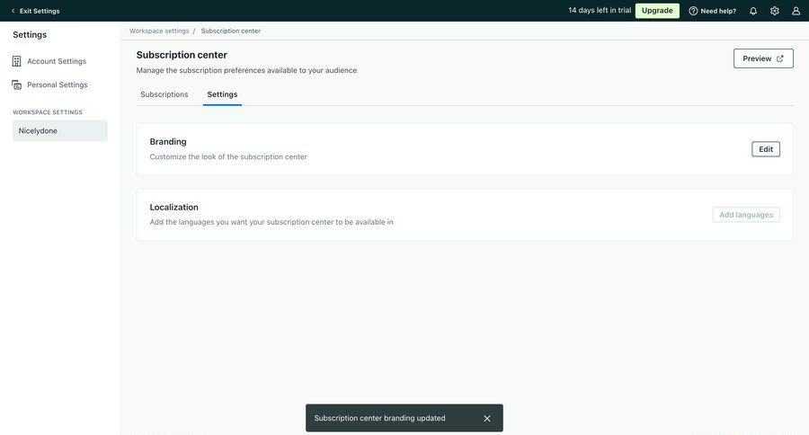 Settings page design examples from Saas web applications | Nicelydone