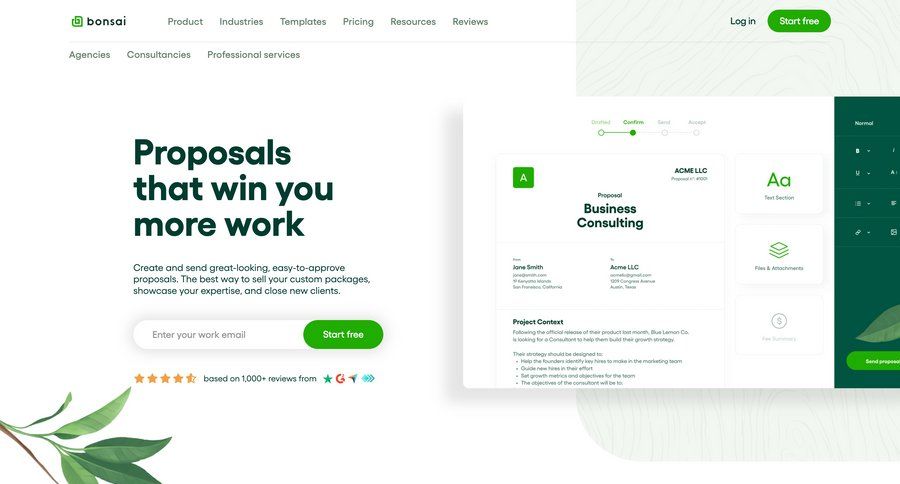 Bonsai UI screen examples | Nicelydone