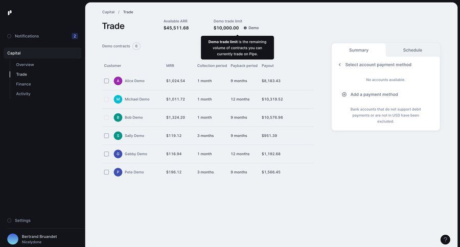 Pipe UI screen examples | Nicelydone