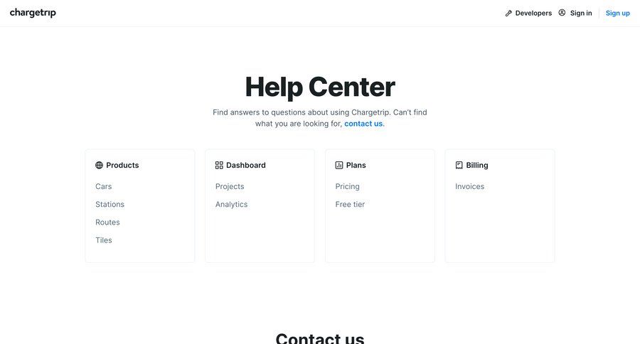 Chargetrip page examples | Nicelydone