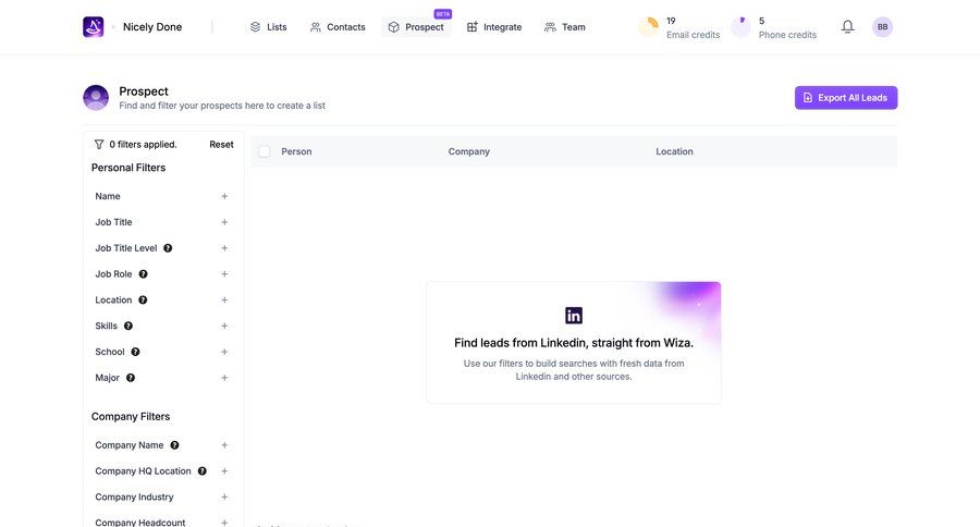 Wiza page examples | Nicelydone