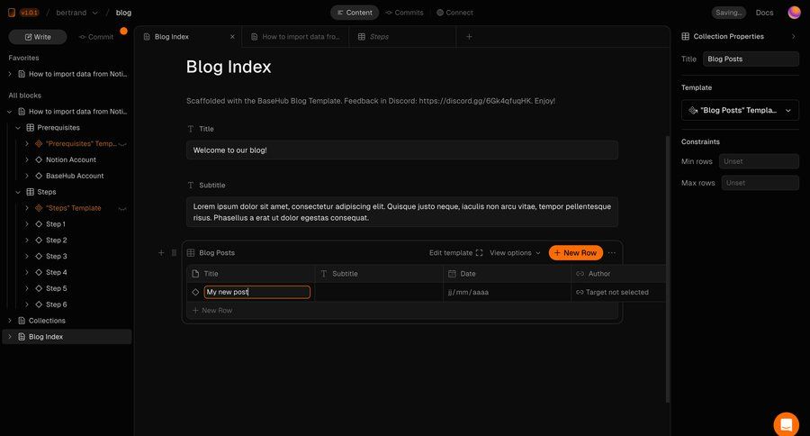 Basehub page examples | Nicelydone