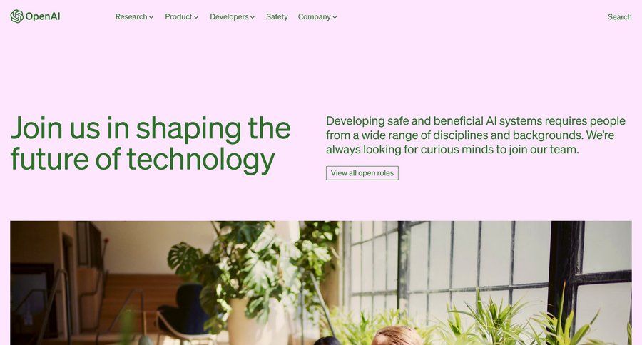OpenAI UI screen examples