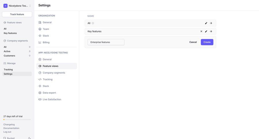 Workspace settings design examples • Nicely done