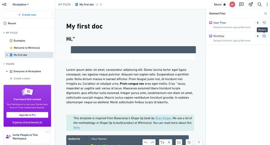 History page design examples from Saas web applications | Nicelydone