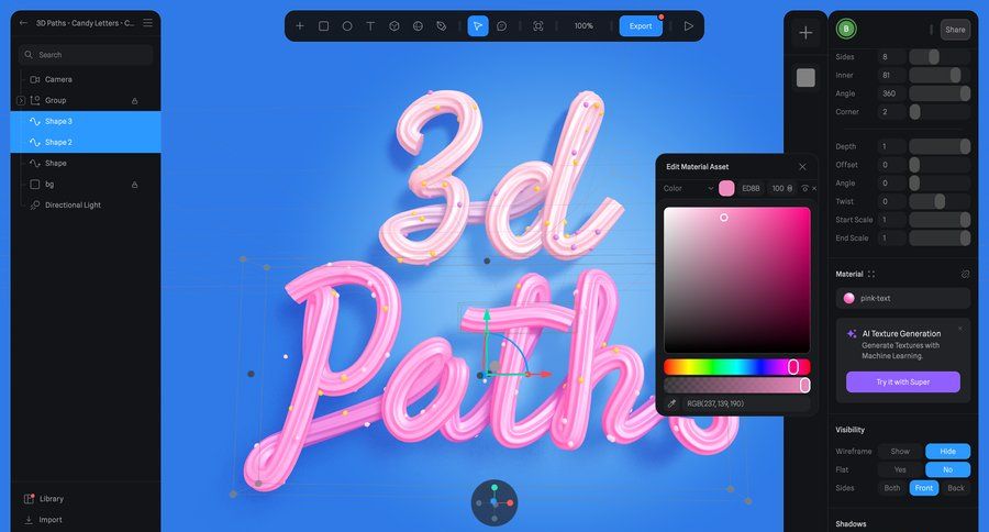 Spline page examples | Nicelydone