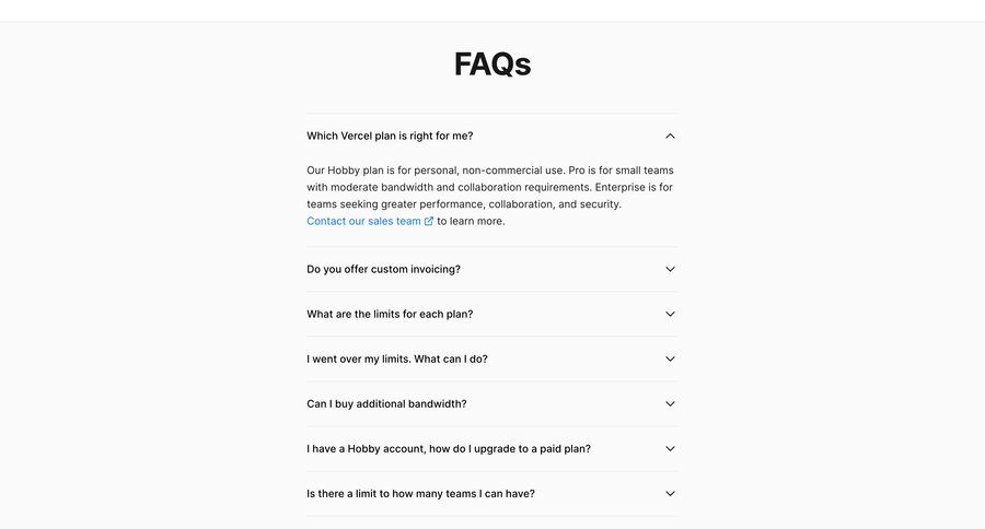 Vercel UI screen examples | Nicelydone
