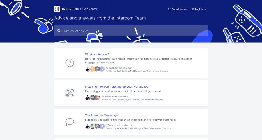 Intercom UI screen examples | Nicelydone