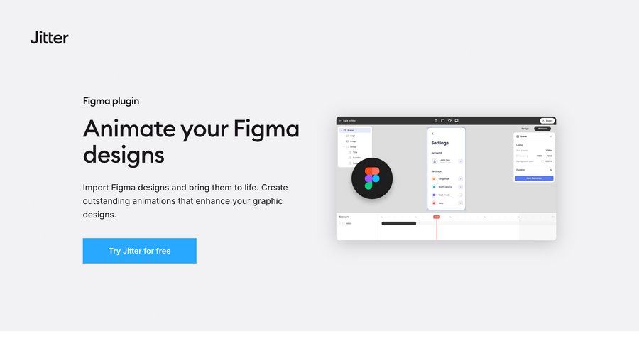 Jitter UI screen examples