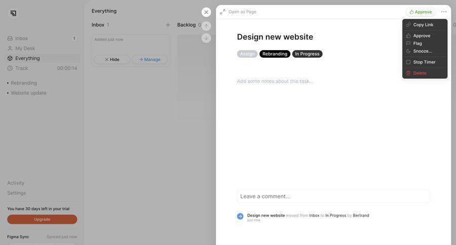 Detail page page design examples from Saas web applications | Nicelydone