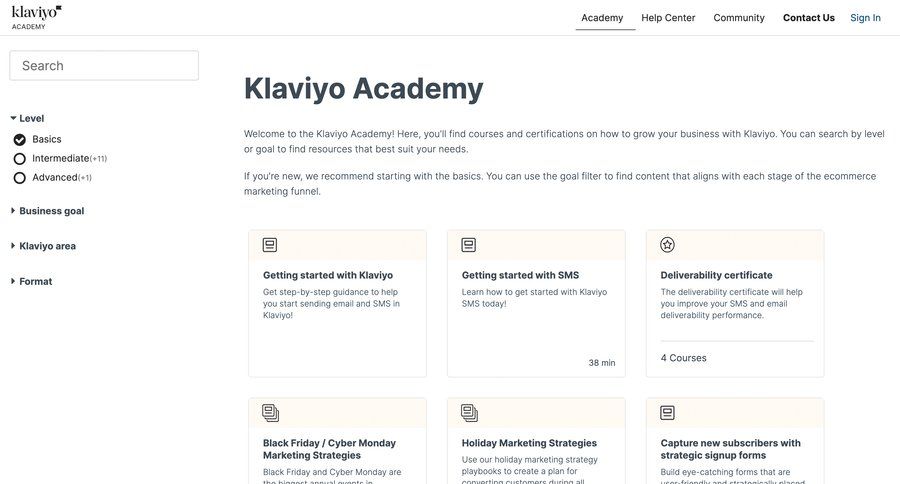 Education program page design examples from Saas web applications | Nicelydone
