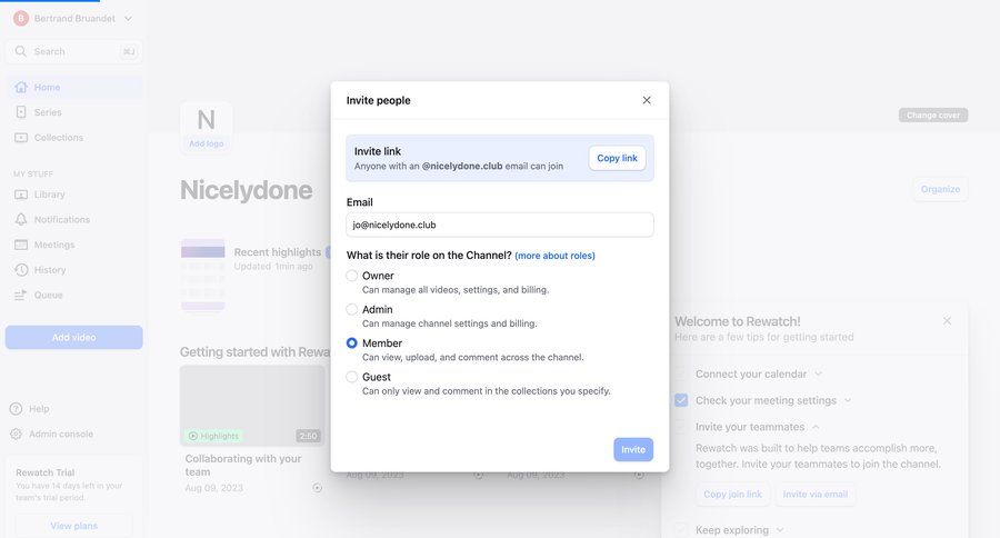 Rewatch page examples | Nicelydone