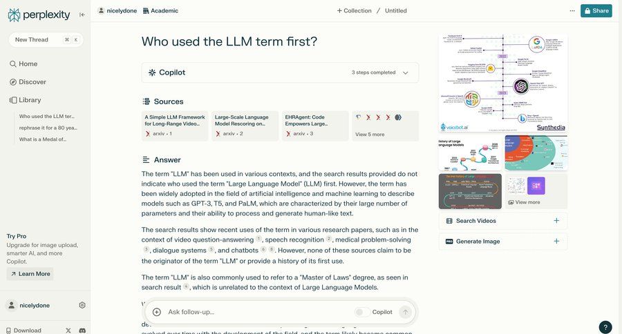 Perplexity UI screen examples | Nicelydone