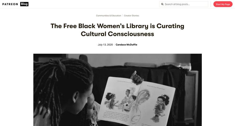 Patreon UI screen examples | Nicelydone