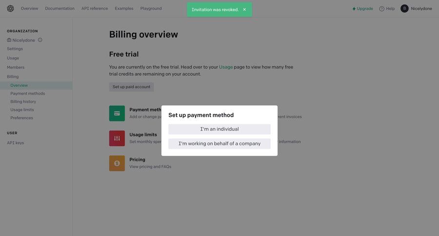 Setting up payment method user flow examples | Nicelydone