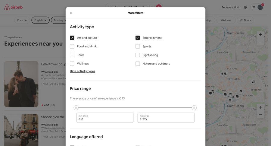 Airbnb UI screen examples | Nicelydone
