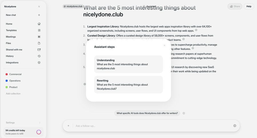 Messaging page design examples from Saas web applications | Nicelydone