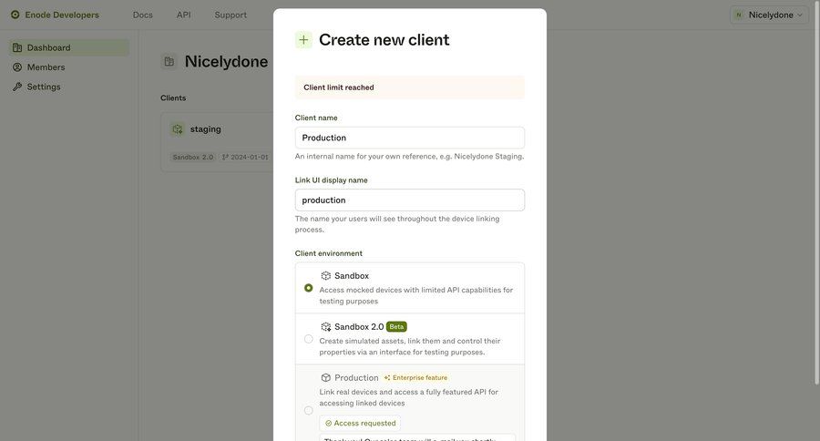 Enode UI screen examples | Nicelydone