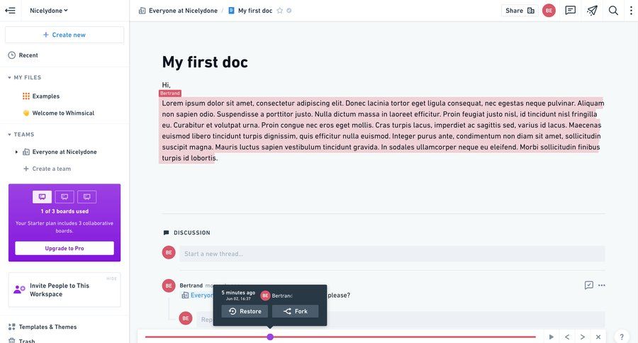 History page design examples from Saas web applications | Nicelydone
