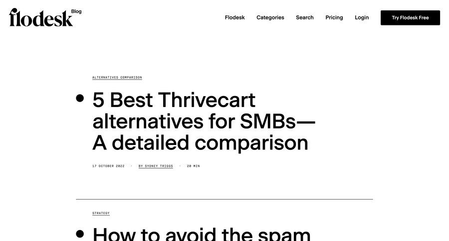 Flodesk UI screen examples | Nicelydone