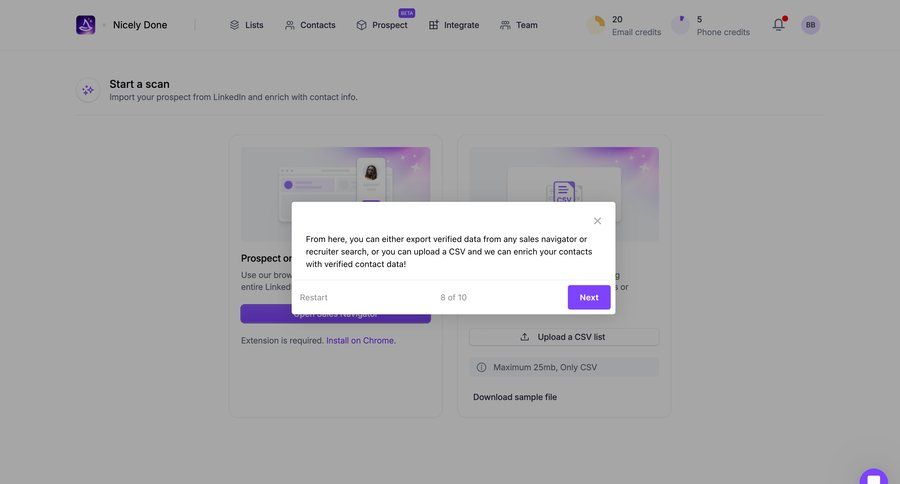 Wiza page examples | Nicelydone