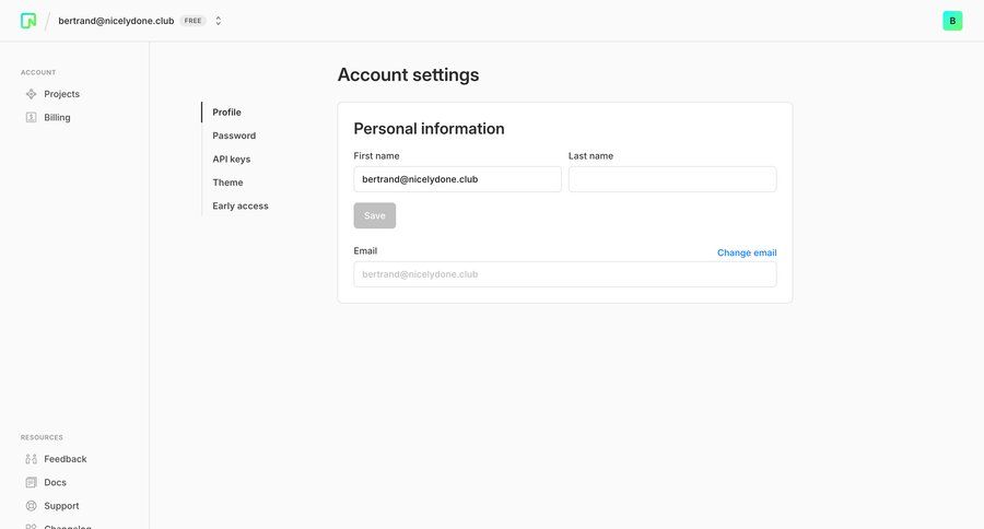 Settings page design examples from Saas web applications | Nicelydone