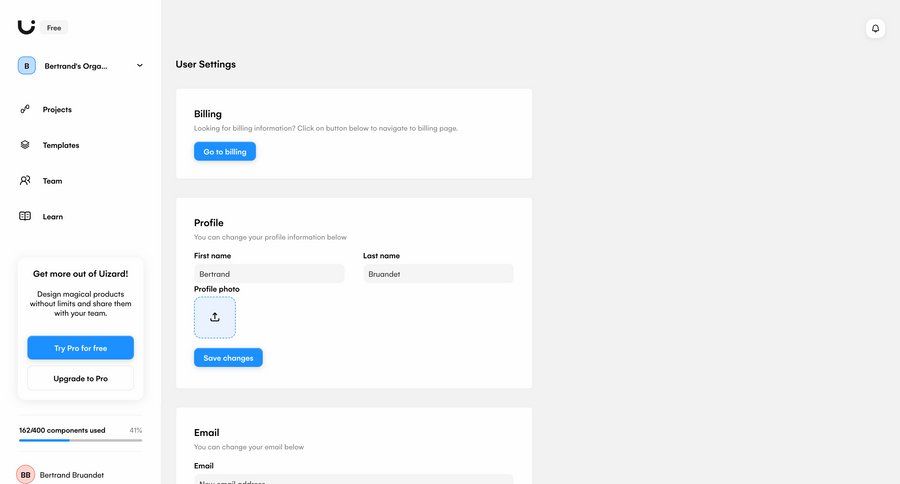 Account settings page design examples from Saas web applications ...
