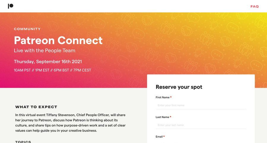 Patreon UI screen examples | Nicelydone