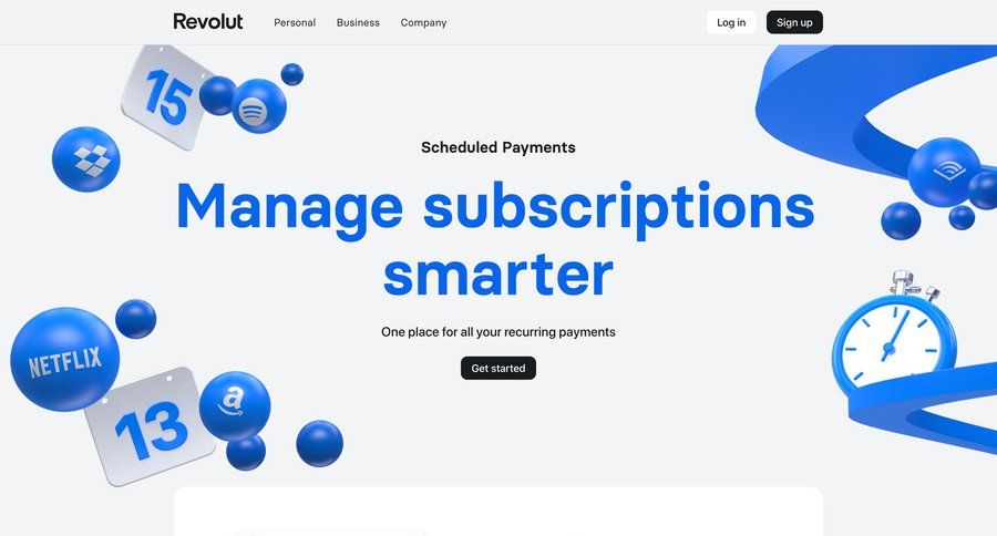 Revolut UI screen examples | Nicelydone