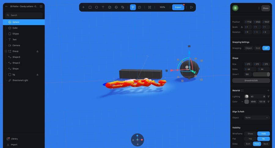 Spline page examples | Nicelydone